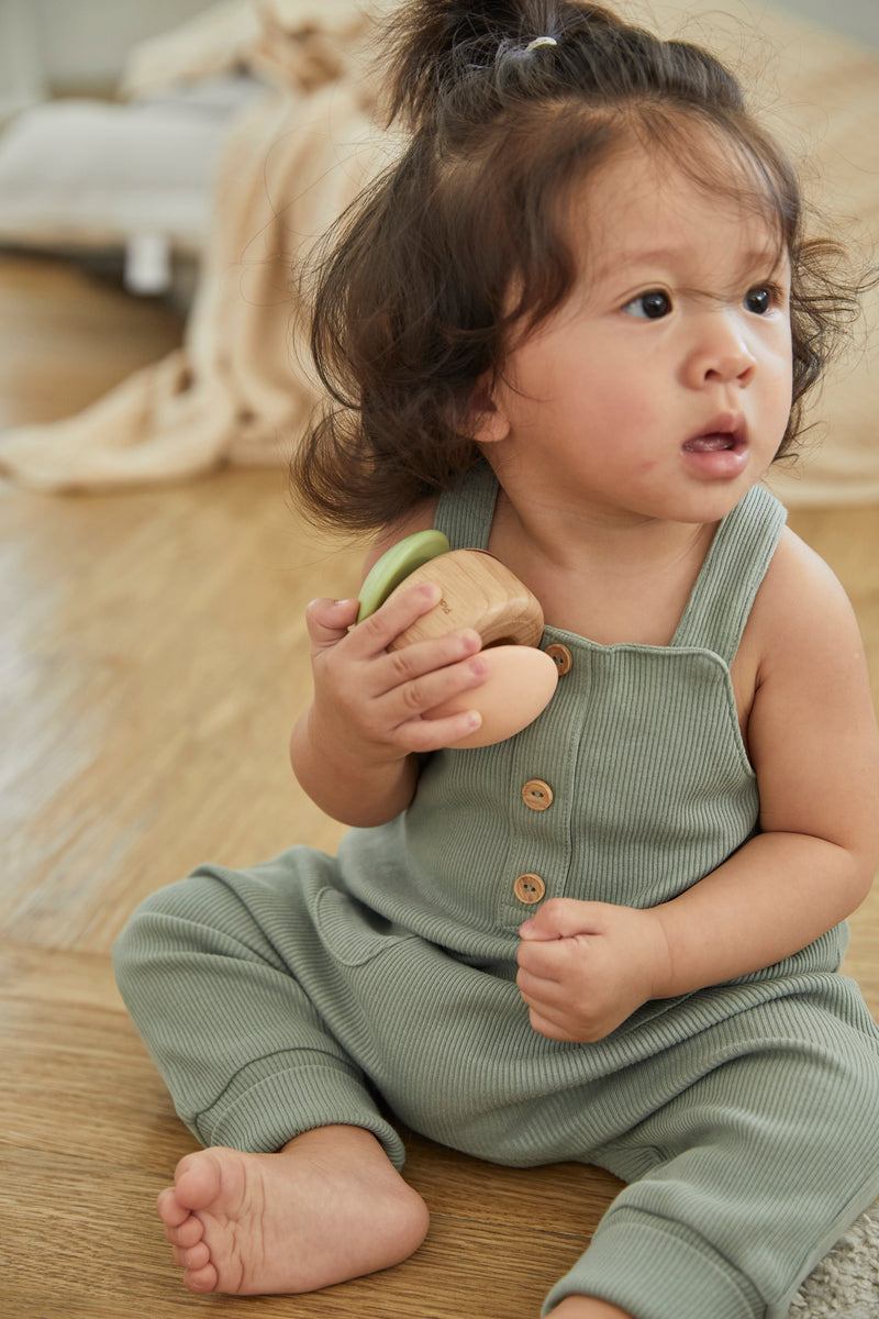 Clapping Roller in Modern Rustic Color - PlanToys Wooden Sustainable and educational Toy – Klug ...