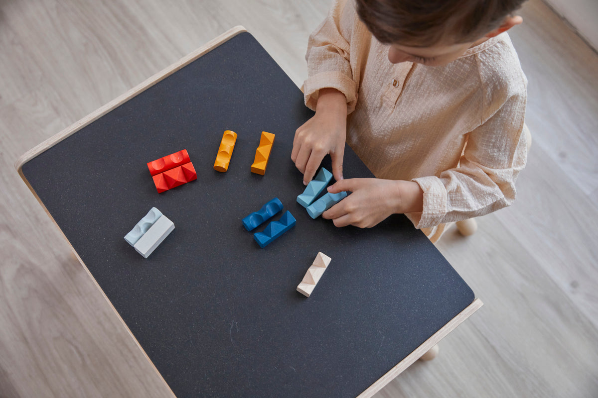 Planmini - Log Puzzle - PlanToys Wooden Sustainable and educational Toy ...